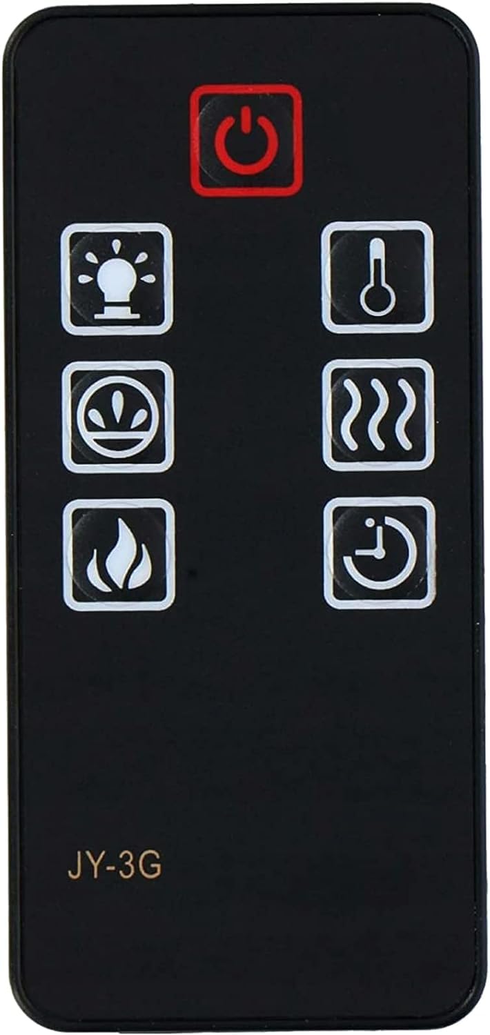 Amazon.com: Replacement for Electric Fireplace Heater Remote Control JY ...