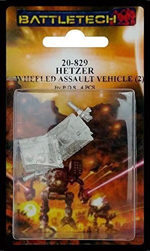 Amazon.com: BATTLETECH 20-829 Hetzer Wheeled Assault Vehicle (2) : Toys ...