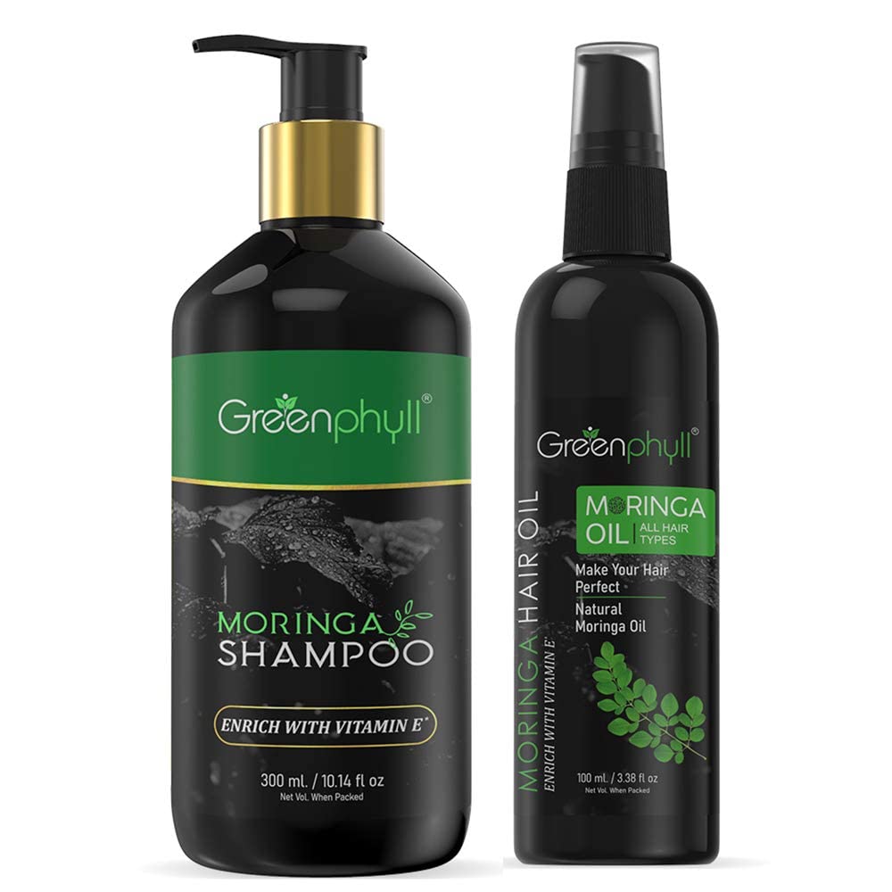Amazon.com : GREENPHYLL Moringa Oil for Hair Fall Control & Growth ...