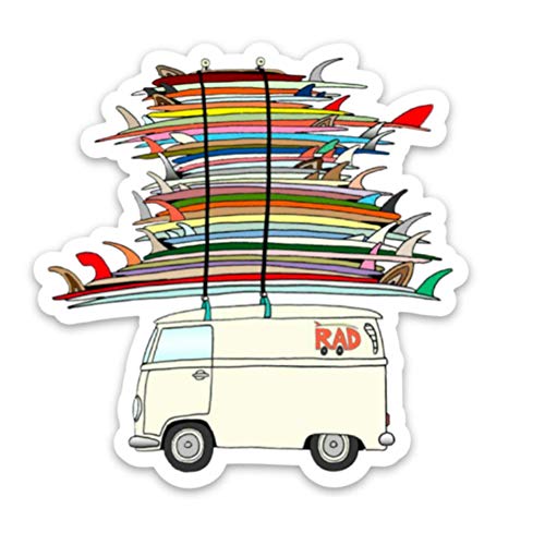 Amazon.com: Swaygirls stickers | VW bus surf sticker | Surfboard ...