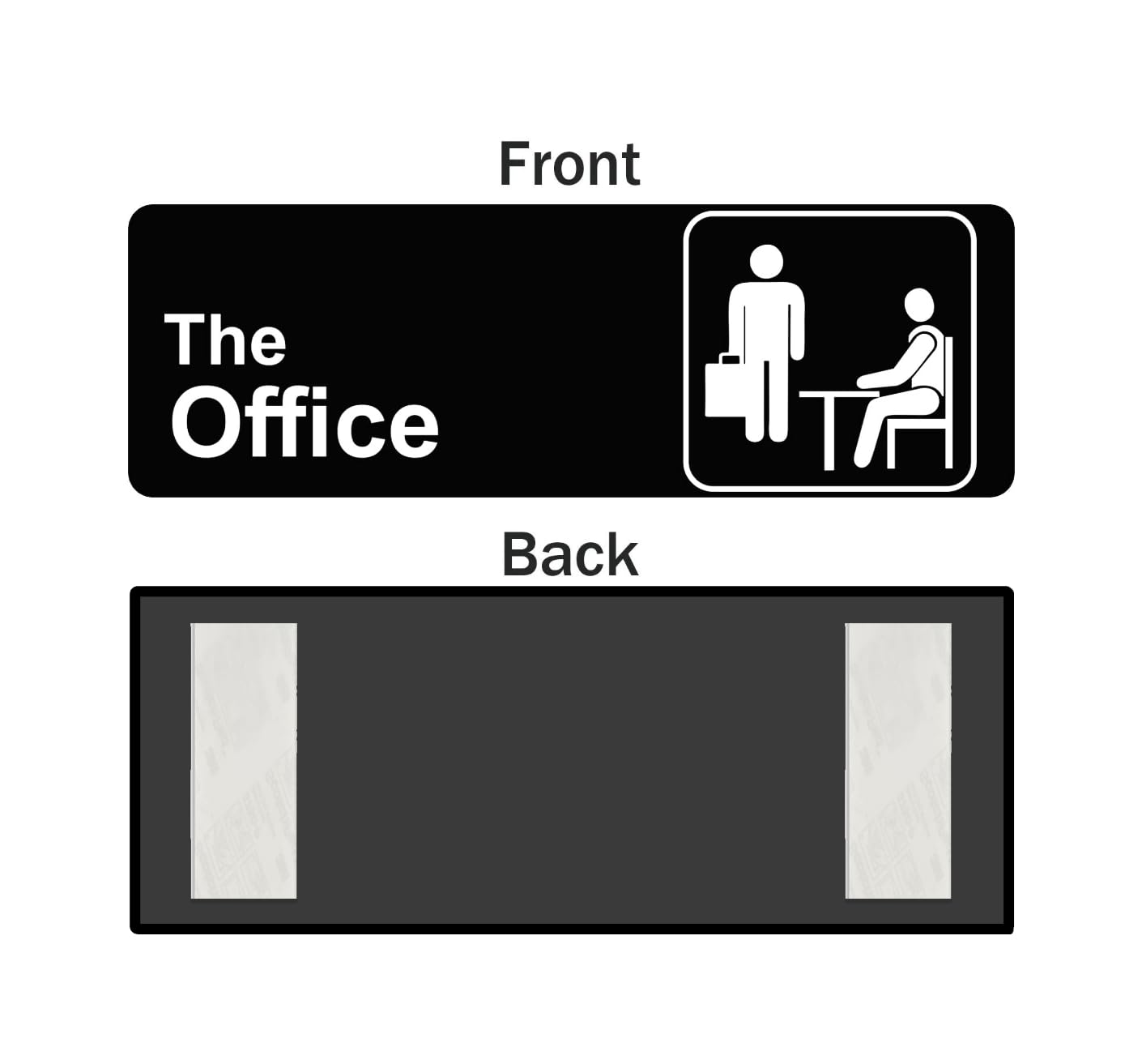 Snapklik.com : The Office Sign - Self Adhesive, 9 X 3 Inch