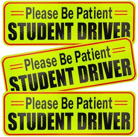 Amazon.com: CARTMAN Student Driver Magnet for Car,Please Be Patient ...