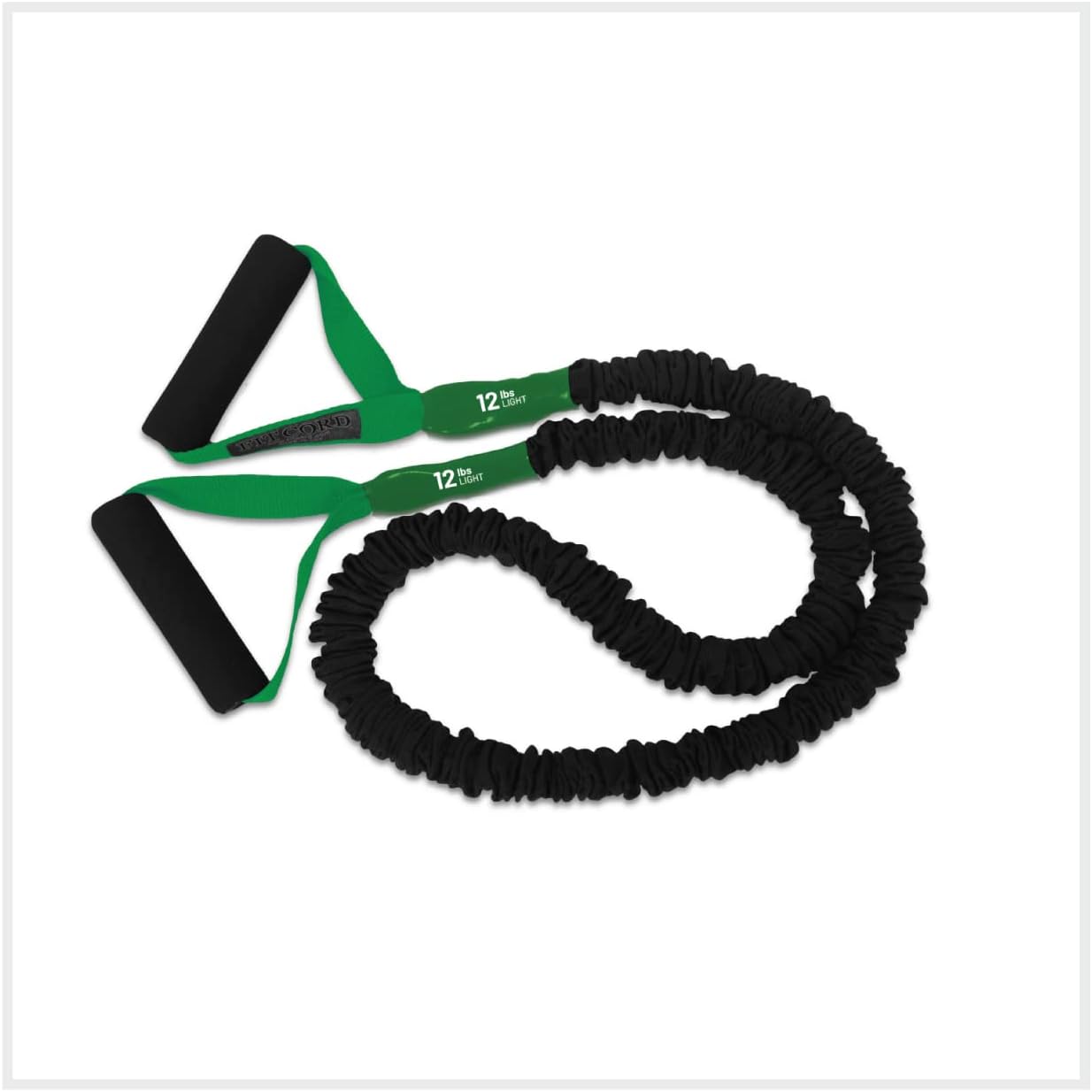 Amazon.com: FitCord - Extra Long Covered Resistance Band- 6 ft Light ...