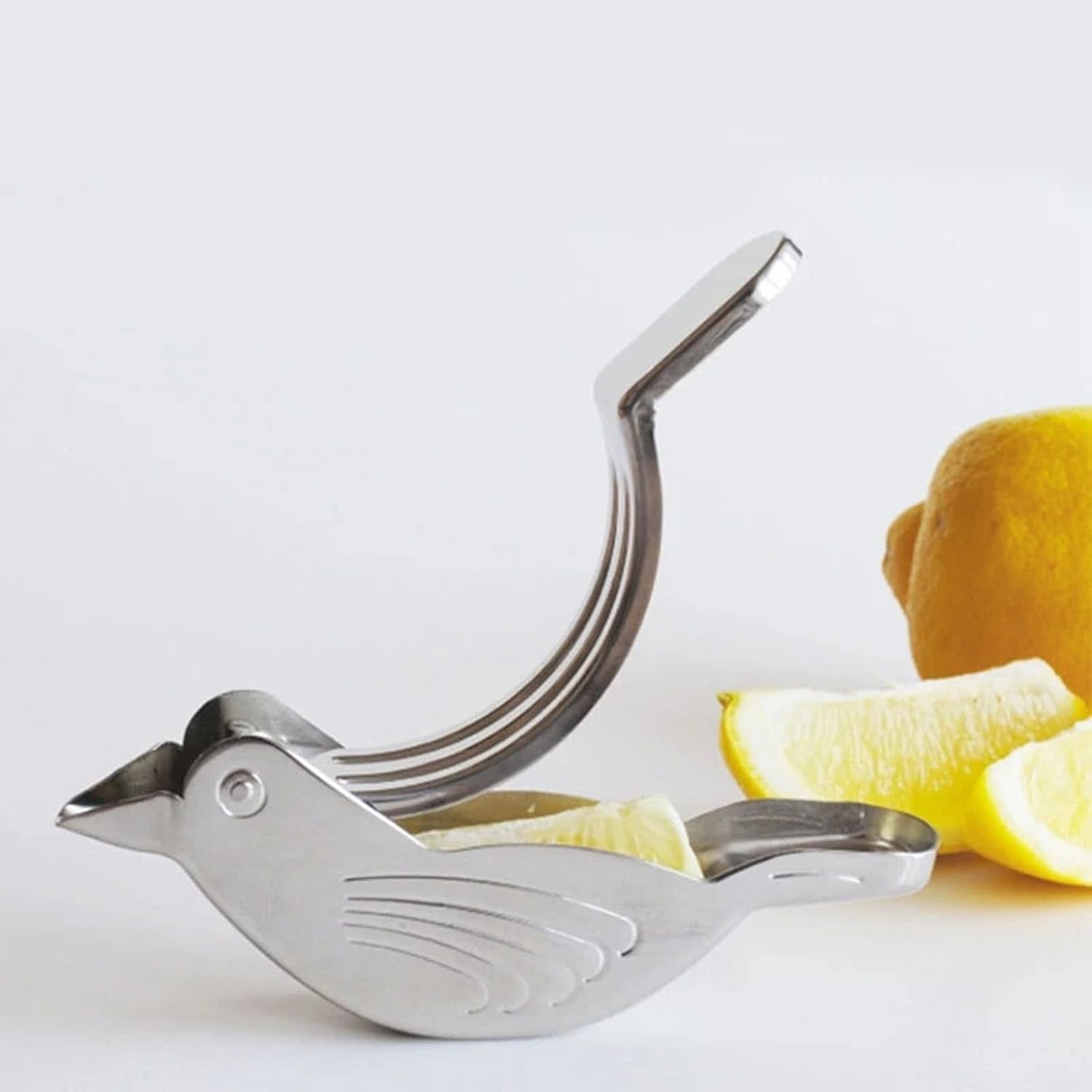 Amazon.com: Lemon Juicer, Manual Lemon Squeezer, Stainless Steel Bird ...