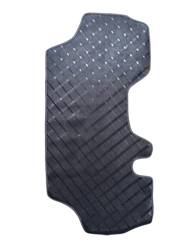 Cabix Heavy Duty Rubber Foot Mat Floor Matting for Tata Ace (Set of 1 ...