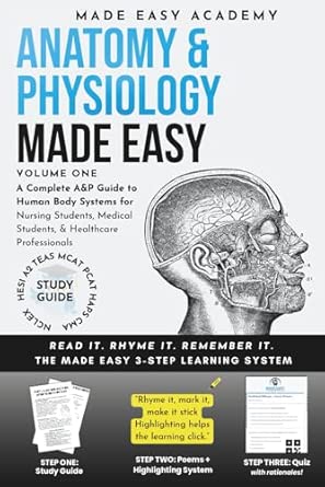 Anatomy and Physiology I Made Easy: High-Yield A&P 1 Study Guide ...