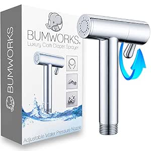 Amazon.com: Bumworks Premium Adjustable Hand held Bidet Sprayer for ...