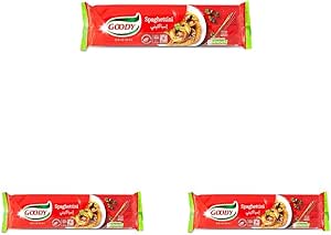 Goody Extra Thin Spaghetti Pasta, 450G, Durum Wheat Pasta (Pack of 3 ...