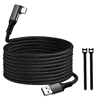 Amazon.com: Aovciust Link Cable Compatible for Oculus Quest 1/2 Rift S ...