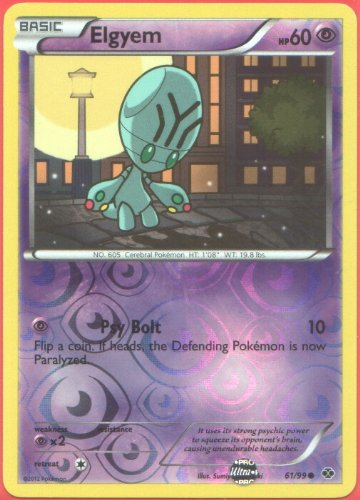 Buy Pokemon - Elgyem (61) - BW - Next Destinies - Reverse Holo Online ...