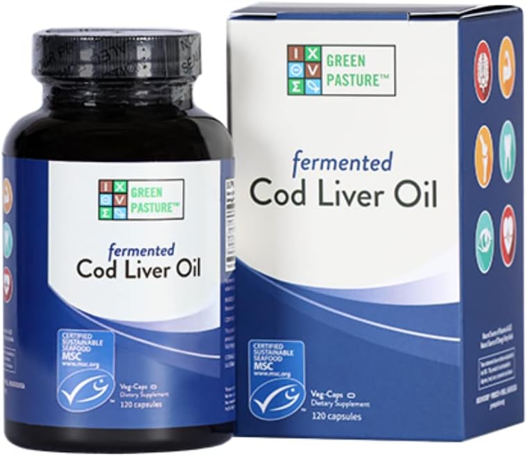 Amazon.com: ARMORICA Fermented Cod Liver Oil - Cold Processed, Lacto ...