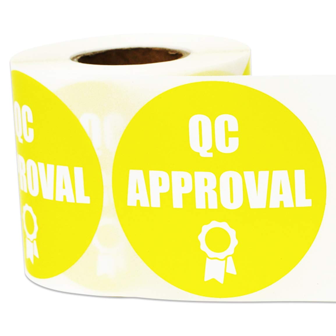 Buy 300 QC Approval Labels, 2" Round QC Approved Inventory Quality ...