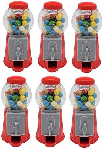 Amazon.com : ArtCreativity Gumball Machine for Kids, Set of 3, 6.5 Inch ...