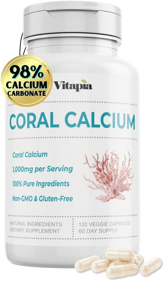 Amazon.com: Source Naturals Coral Calcium 600mg, 240 Capsules : Health ...
