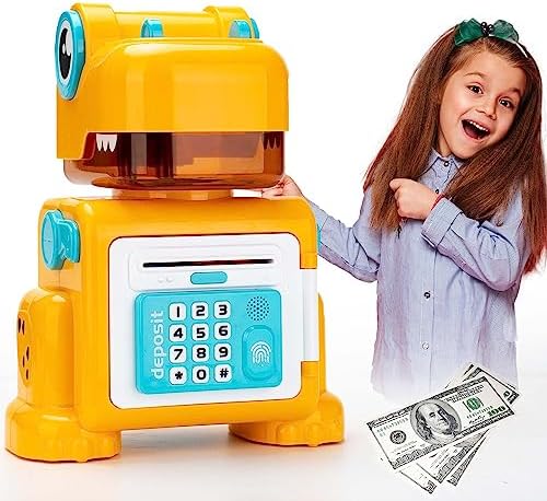 Amazon.com: Piggy Bank Toys for Kid's,Cash Coin Can ATM Piggy Piggy ...
