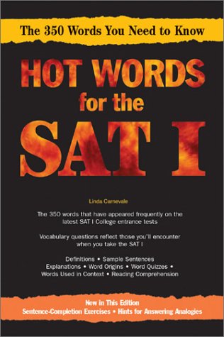 Amazon.com: Hot Words for the Sat I: 9780764118753: Carnevale, Linda: Books