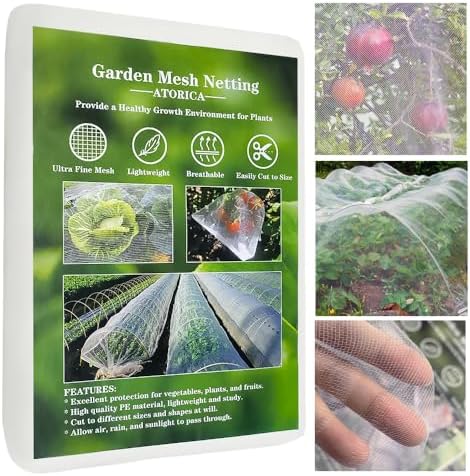 Amazon.com : Atorica Garden Netting, 10x33Ft Bird Netting for Garden ...