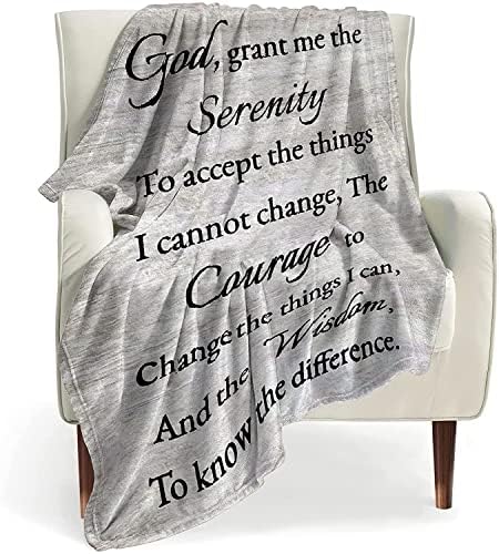 Amazon.com: BOOPBEEP Healing Throw Blanket with Inspirational Thoughts ...