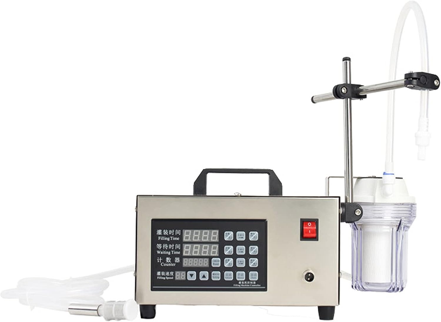 Amazon.com: Digital Liquid Filling Machine, Liquid Bottle Filling ...
