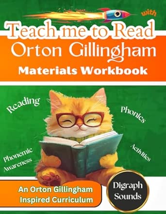 Teach me to Read with Orton Gillingham Materials Workbook: Reading ...