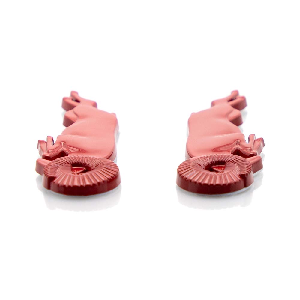 Snapklik.com : CARRUN 2Pc 3D Car Emblem For Leaping Ram Emblem Body ...