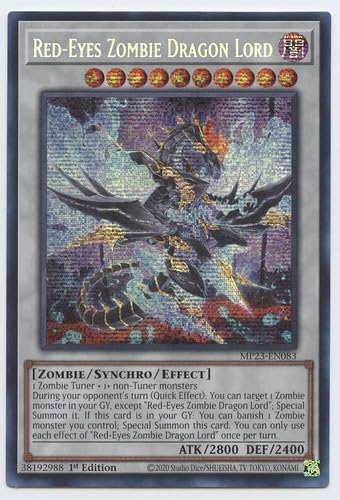 Amazon.com: Red-Eyes Zombie Dragon Lord - MP23-EN083 - Prismatic Secret ...