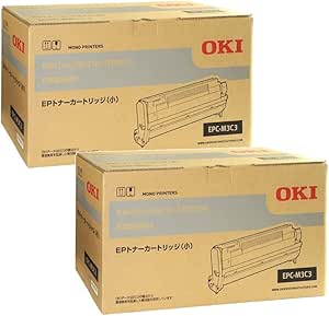 Amazon.co.jp: 【純正品2本セット】 沖データ トナーカートリッジ EPC-M3C3 (6,000枚仕様) 2本セット B841dn B821n-T B801n 対応 : パソコン ...