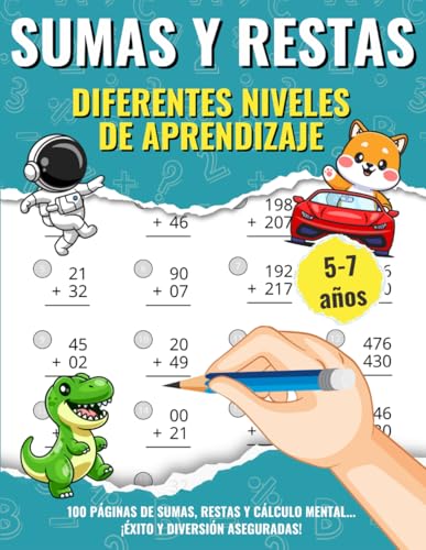Sumas Restas: Aprende Matemáticas Niños 5 7 Años Llevadas