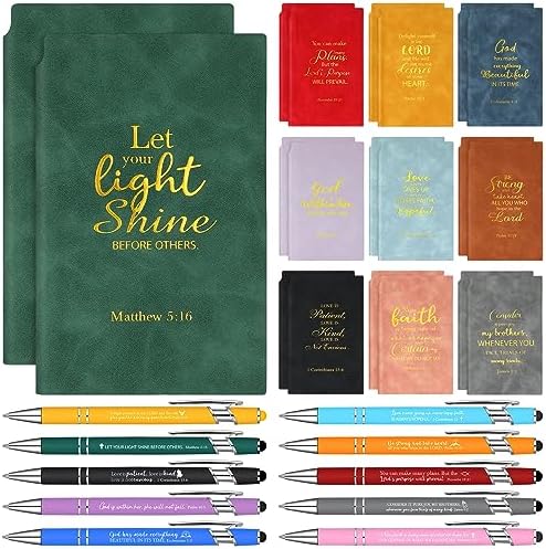 Amazon.com : Qilery 40 Pcs Christian Gifts Set Include 20 Bible Verse ...