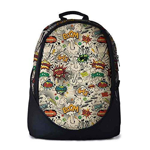 Buy The Souled Store Superheros Boom Boom Pow Multi-Color Backpack at ...