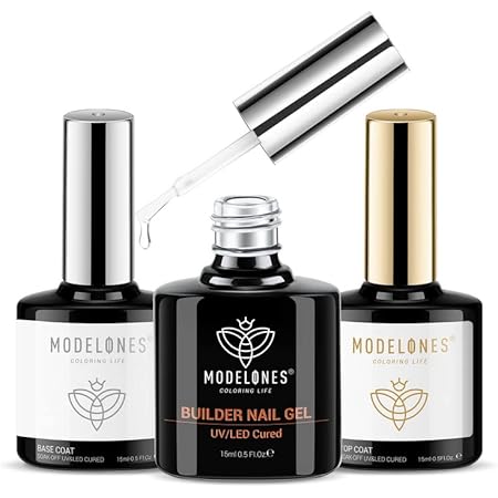 Amazon.com: Modelones Builder Nail Gel 6 Colors, 8-in-1 Gel Builder Set ...
