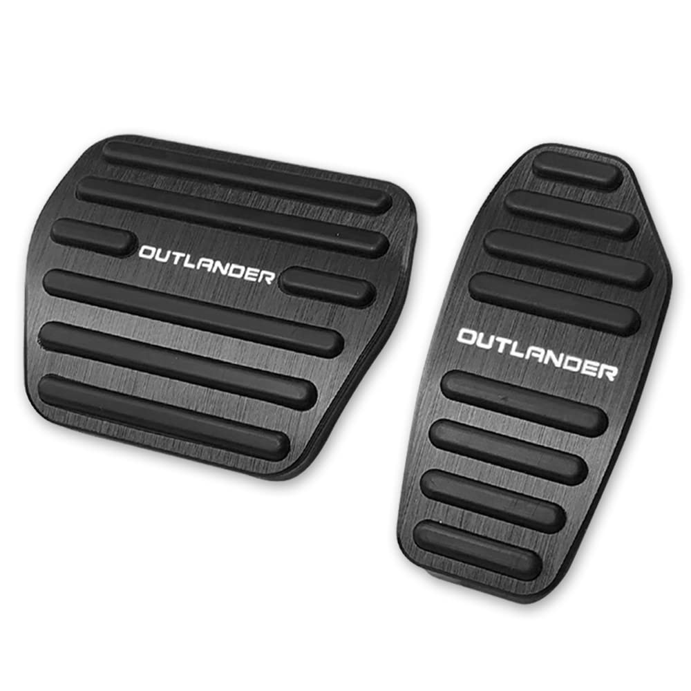 Amazon | LEXLEYS 三菱 アウトランダーPHEV GN0W系 アルミ ペダル アクセル ブレーキ カバー 工具不要 滑り止め付 被せる ゴム カスタムドレスアップ パーツ ...