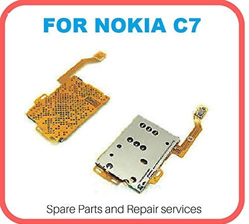 Hukato SIM Card Reader Holder Connector Tray Slot Flex Cable Compatible ...