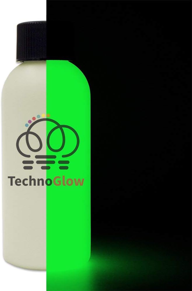 Amazon.com: Glow in The Dark Paint, Green Ultra Glow - Multiple Colors ...