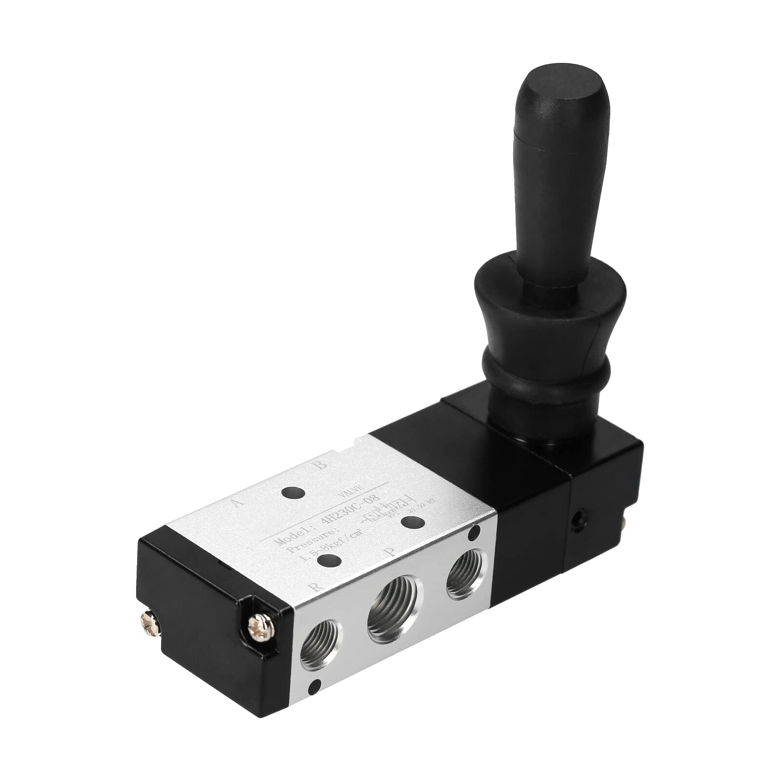 Buy zhoujie Pneumatic 1/4'' PT 5 Way 3 Position Air Hand Lever Operated ...