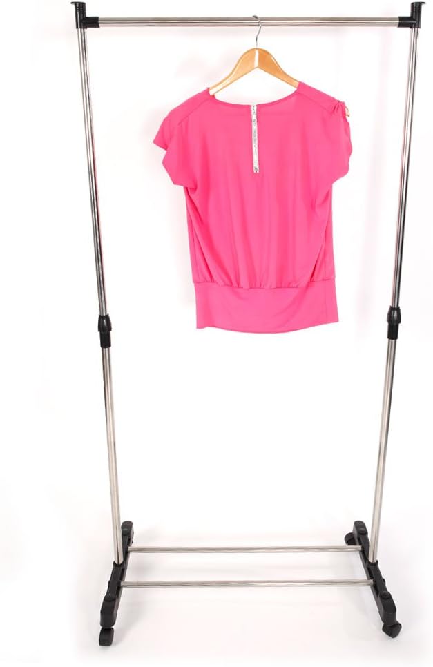 Amazon.com: Metal Clothing Rack,Horizontal & Vertical Clothing Garment ...