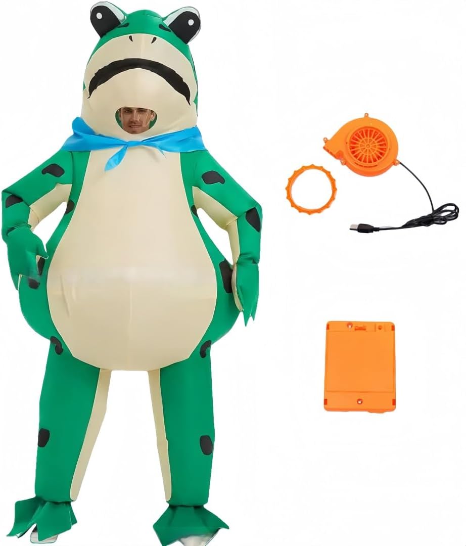 Amazon.com: Inflatable Frog Suit, Inflatable Adult Frog Costume Men ...