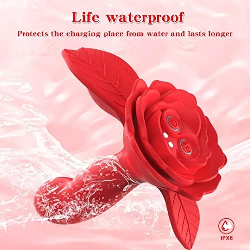 Rose Butterfly Wearable G Spot Vibrator - CSFLY 9 Rotating & 9 ...