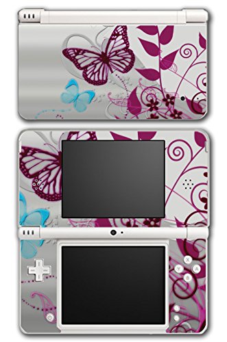 Amazon.com: Butterfly Beautiful Flowers Art Design Video Game Vinyl ...