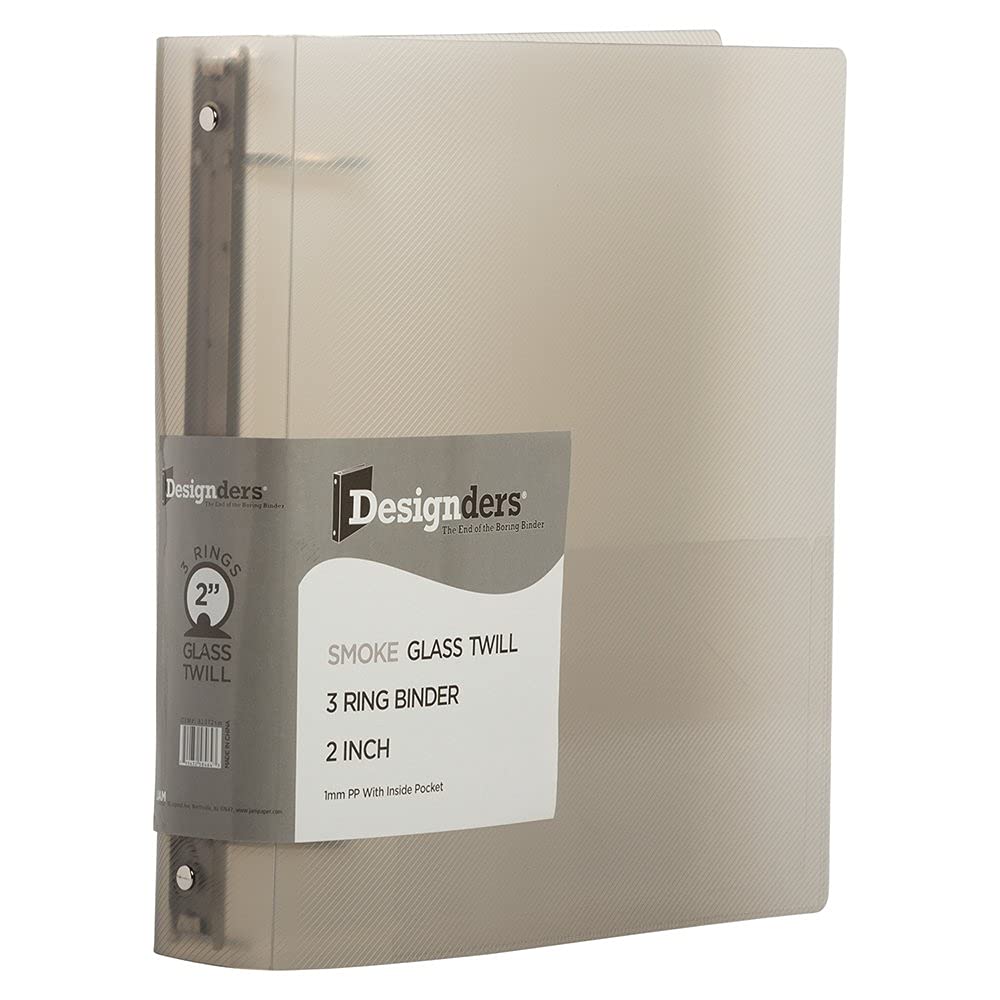 Snapklik.com : JAM PAPER Plastic 2 Inch Binder
