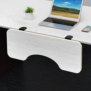 Amazon.com: COKYIS Circular Arc Desk Extender Tray, Clamp On Desk ...