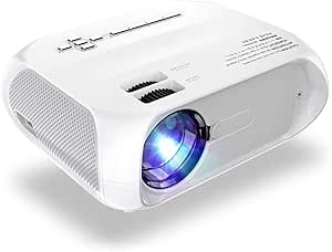 Amazon.com: D led projector 3800 Lumens Support 1080p portable cinema ...