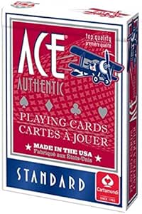 Amazon.com: Cartamundi 10 Ace Poker Playing Cards Assorted Colors ...