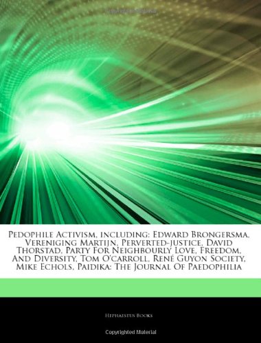 Amazon | Articles on Pedophile Activism, Including: Edward Brongersma ...
