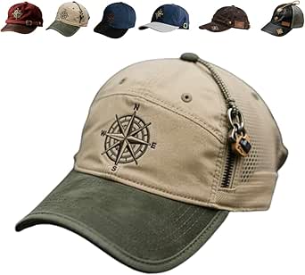 Amazon.com: Wild Compass Adventure Cap, Vintage Outdoor Compass Boats ...