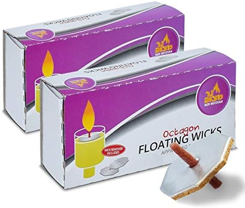 Amazon.com: Round Floating Wicks - 100 Count (Approx.), Cotton Wicks ...