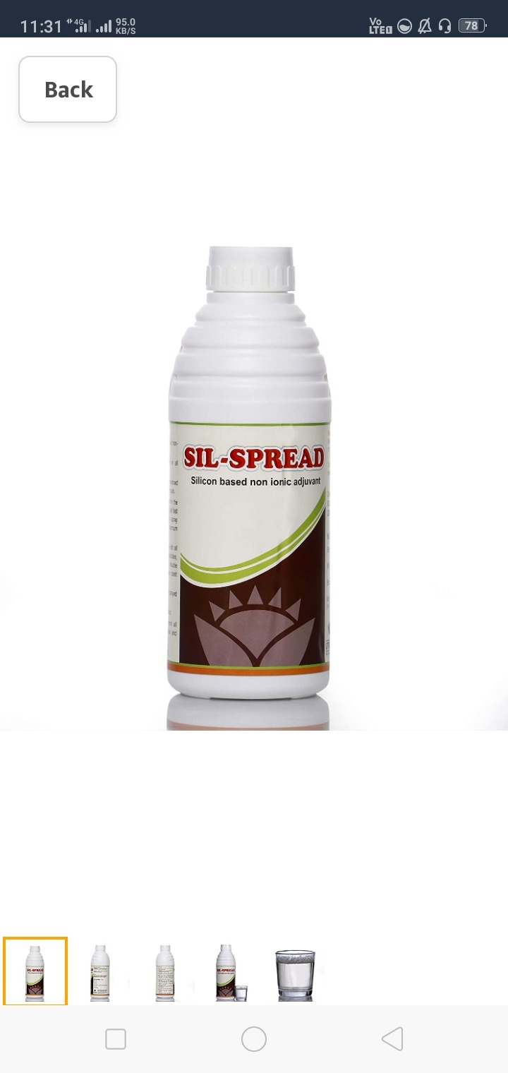 Utkarsh SIL-Spread | Silicon Based Non Ionic Adjuvant, Sticker, Activator, Spreader | 250 ml ...