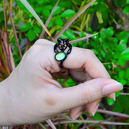 Amazon.com: Fun Jewels Cute Black Cat Kitty Animal Wrap Color Change ...