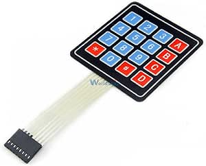 Amazon.com: 4 x 4 Matrix Array/Matrix Keyboard 16 Key Membrane Switch Keypad DC 35V 100mA 1W for ...
