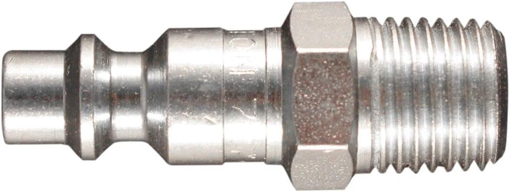 Milton 727 NPT M Style 1/4 Male Air Line End Plug (MIL727) 5-Pack ...